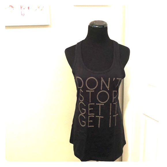 ideal | Tops | Racerback Tank Dont Stop Get It Get It | Poshmark